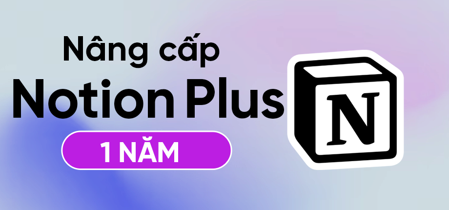 Notion Plus (AI) 1 năm - Nâng cấp chính chủ | Divine Shop